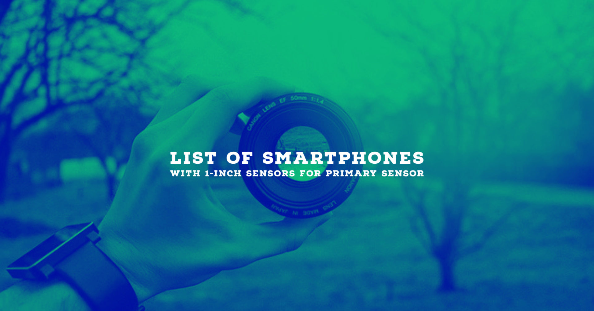 List of Smartphones with 1-Inch Sensors for Primary Sensor