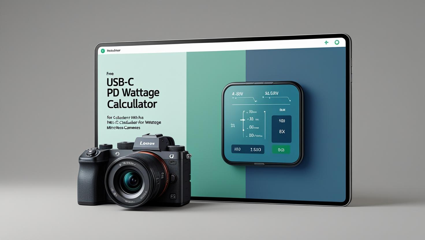 Free USB-C PD Wattage Calculator Tool for Mirrorless Cameras